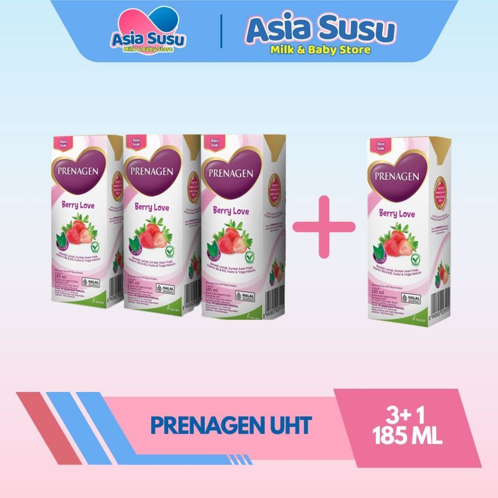Jual PRENAGEN Mommy UHT Almond Soya Berry Love / Chocolate 185 ml | Shopee Indonesia