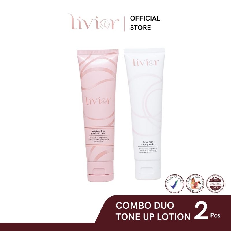 Jual LIVIOR - Instan Whitening Body Lotion Extra Tone Up | Shopee Indonesia