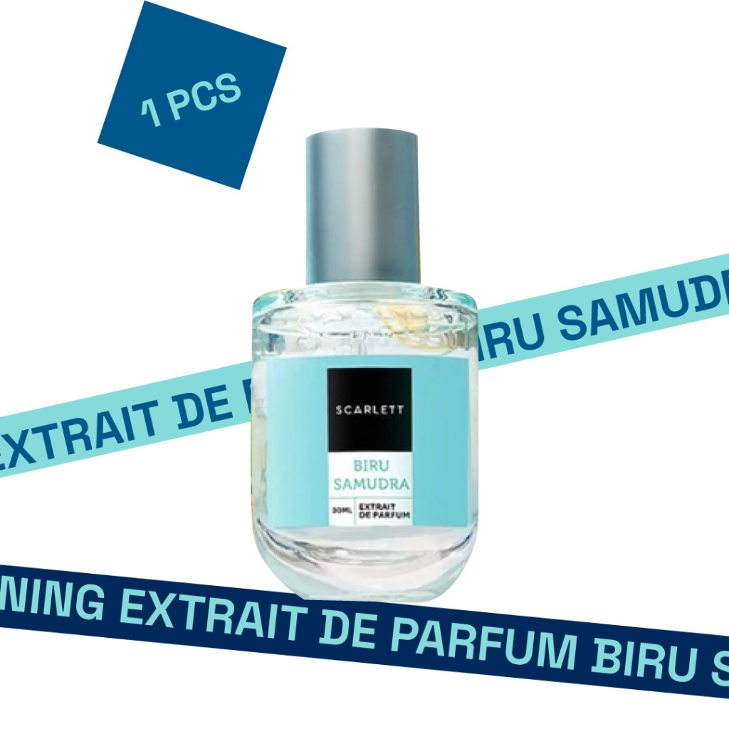 Jual Scarlett Whitening Extrait De Parfum Biru Samudra 30ml | Shopee ...