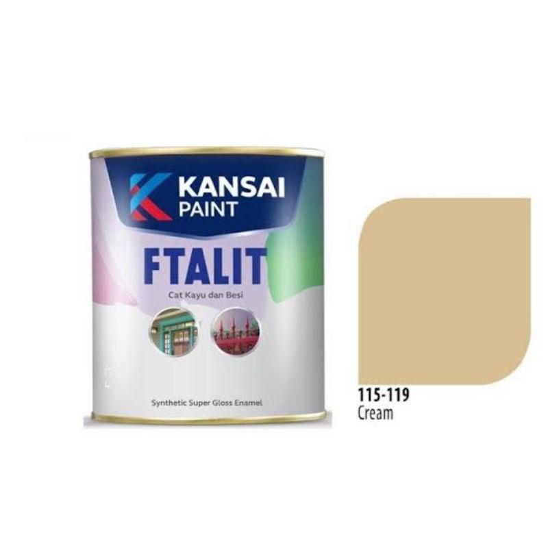 Jual Cat Kayu Cat Besi warna Cream 1liter | Shopee Indonesia