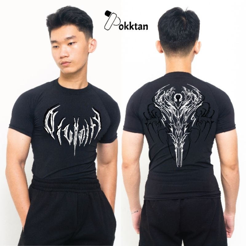 Jual Kaos Olahraga Compression Shirt Short Sleeve Breathe Divinity v3 ...