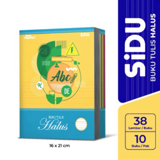 Jual BUKU TULIS HALUS SIDU ISI 10PCS / PACK | Shopee Indonesia