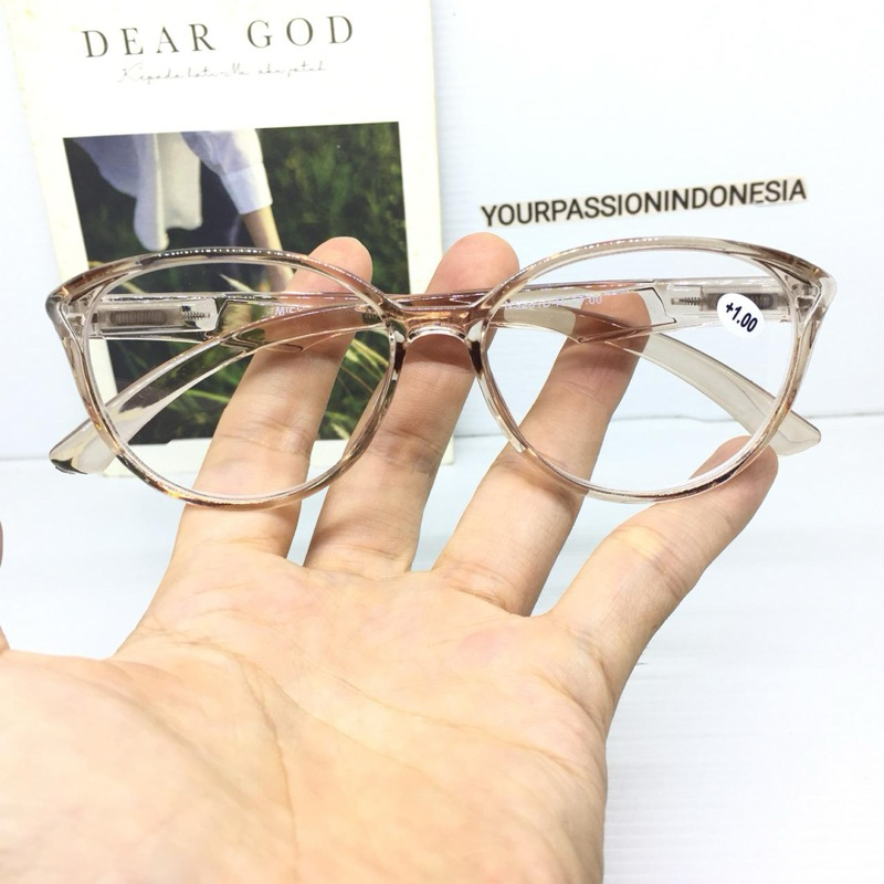 Jual NS231 Kacamata Baca Double Cewek +1.00 sd +3.00 Kacamata Jalan Dan ...