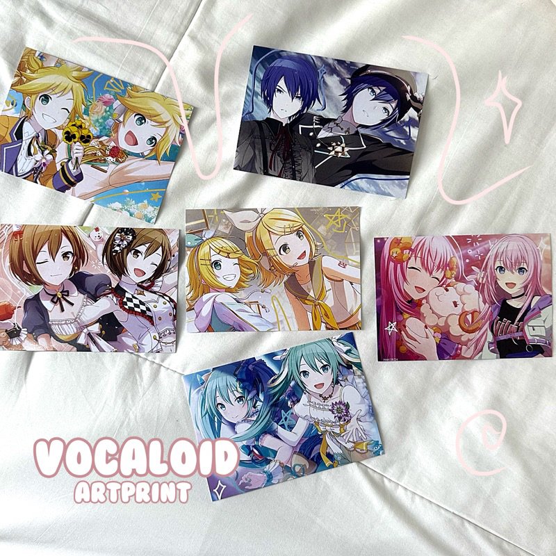 Jual vocaloid artprints | project sekai vocaloid (miku, kaito, luka, rin, len, meiko) | Shopee ...