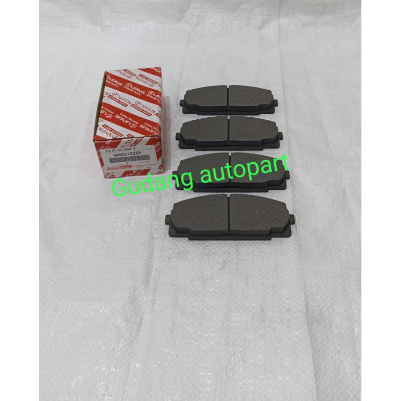 Jual BRAKE PAD DEPAN HIACE COMMUTER 2012 (04465-YZZE9)0SK | Shopee ...