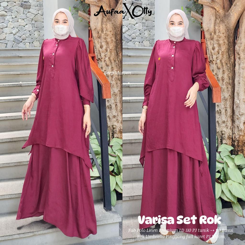 Jual Pakaian Wanita VARISA SIERA SET ROK Trend FASHION HQ From AuFaa ...