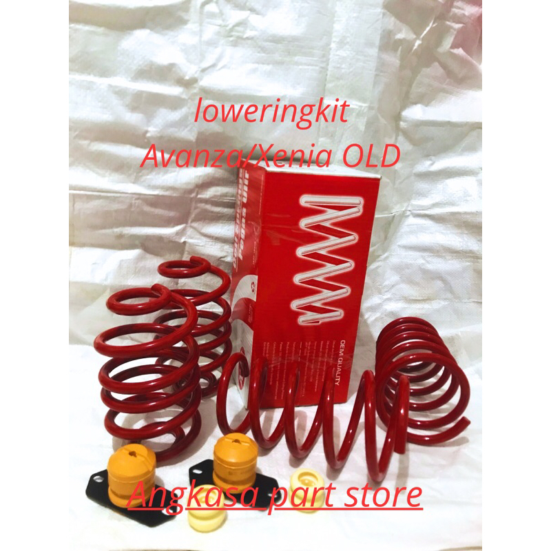 Jual lowering kit per keong/coil spring APM per ceper +stopper spon ...