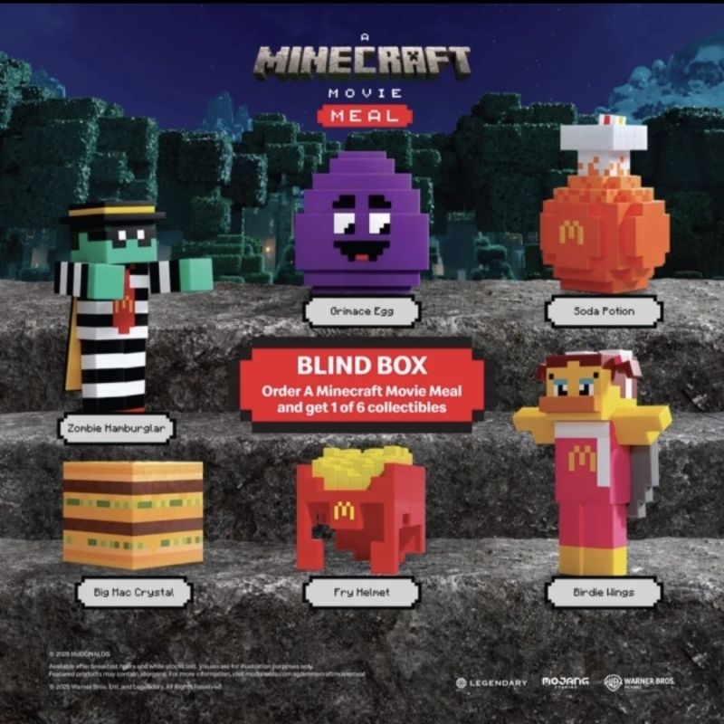 Jual Happy Meal Minecraft McDonald's Special Grimace Egg | Shopee Indonesia