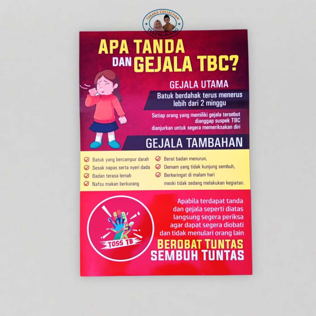 Jual Poster Apa Tanda Dan Gejala TBC | Poster TBC | Poster Tuberculosis ...