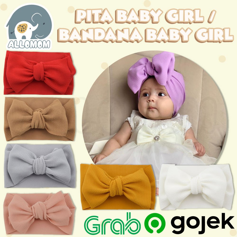 Jual Pita Bando Baby Lucu / Headband Bayi / Newborn Cewek / Bandana ...