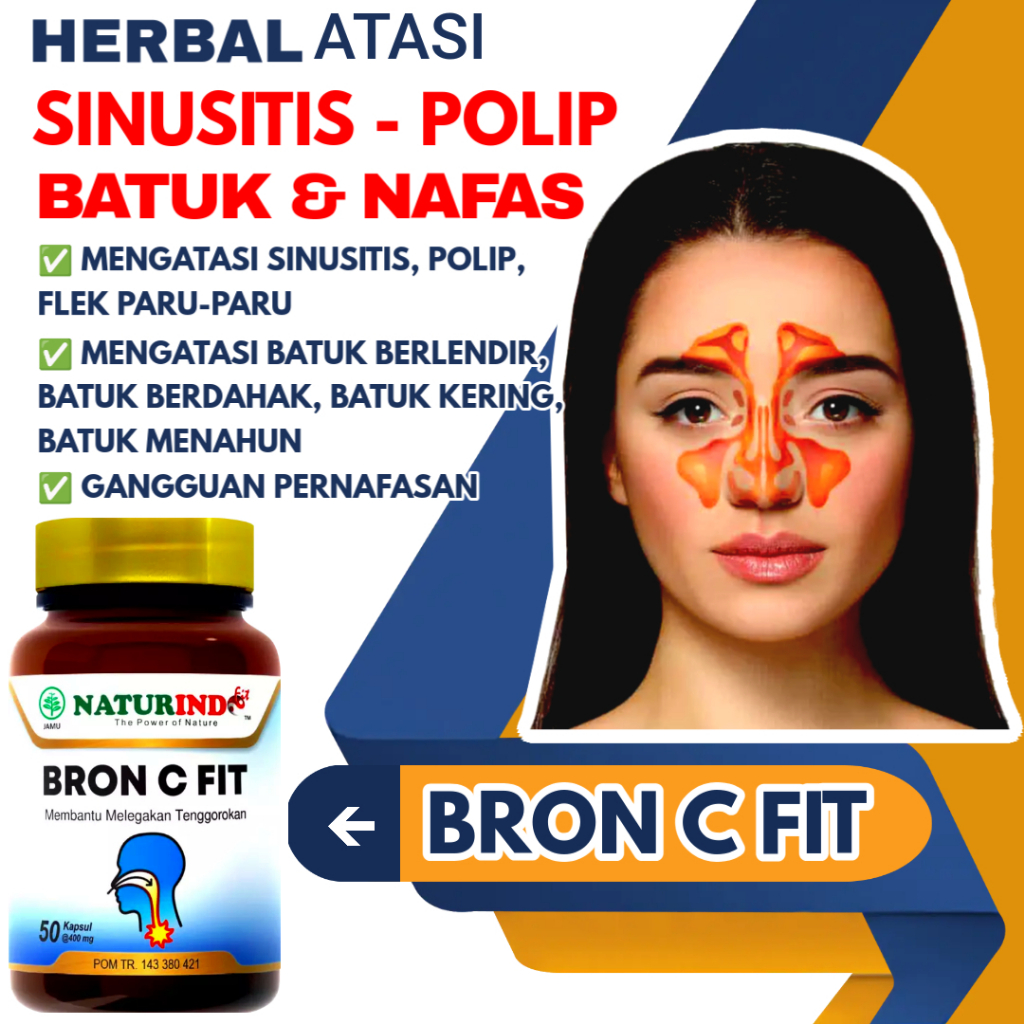 Jual Obat Sinusitis Polip Hidung Rhinitis Alergi Sinus Hidung Bau Busuk ...
