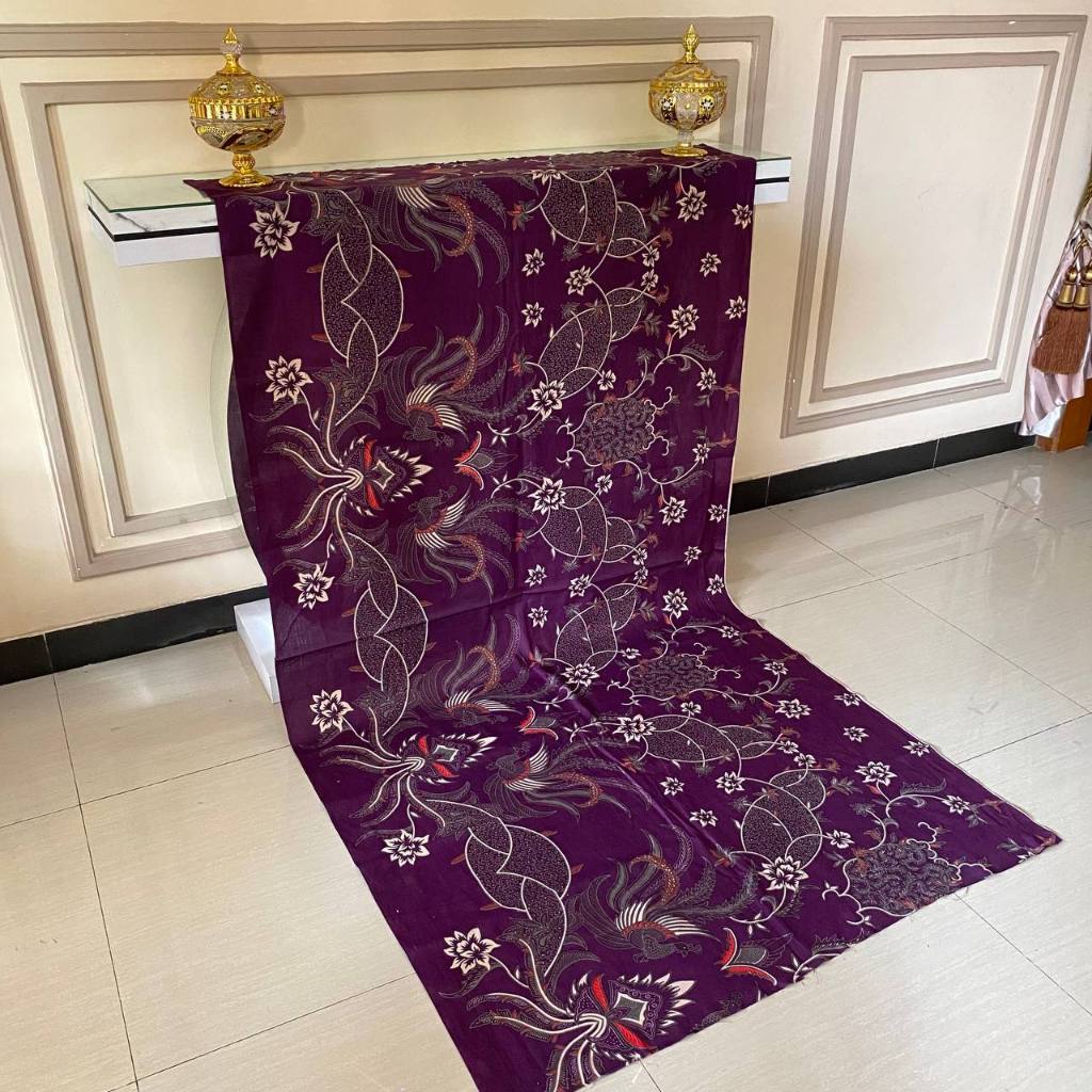 Jual Kain Batik Bagus Warna Motif Kalem Elegan Modern Bahan Katun Prima ...