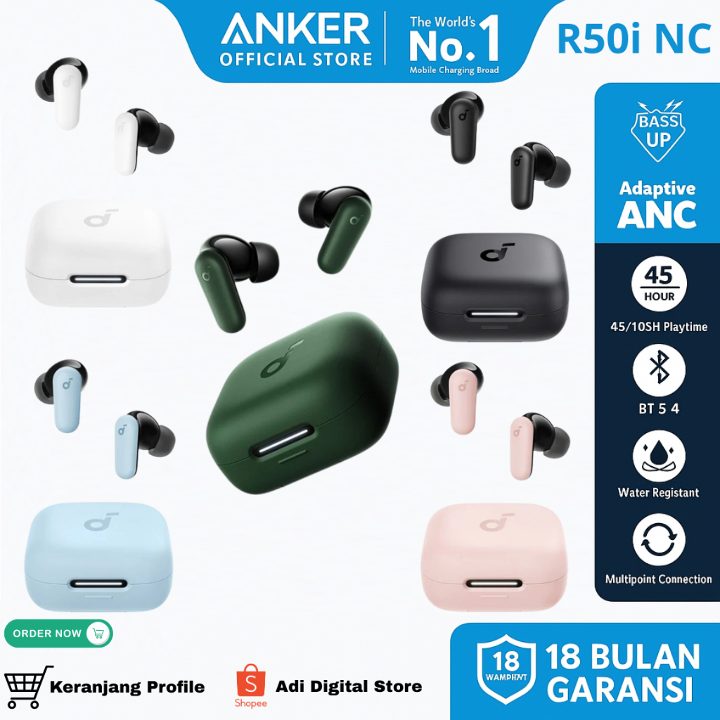 Jual Soundcore R50I Nc Terlengkap & Harga Terbaru Juni 2026 | Shopee ...