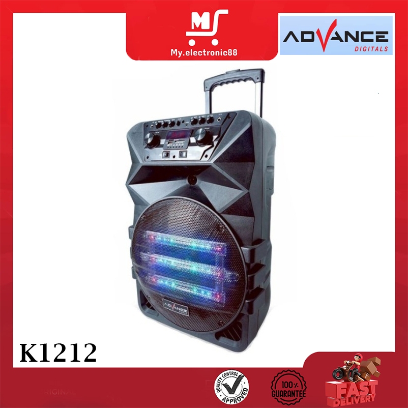 Jual SPEAKER ADVANCE 2 MIC 12'(K1212) | Shopee Indonesia