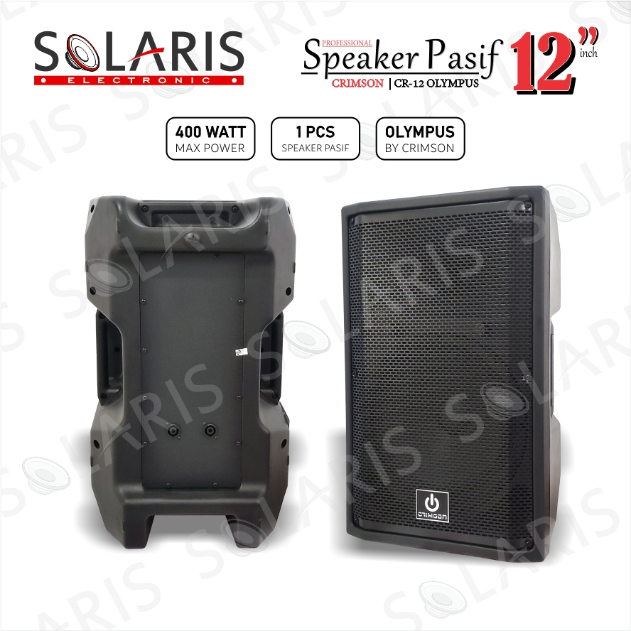 Jual Speaker Pasif 12 Inch CRIMSON Cr-12 Olympus 400 Watt | Shopee ...