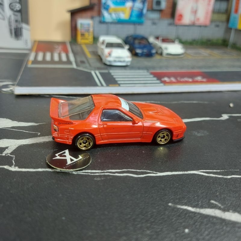 Jual Hot wheels Mazda RX 7 Fc Pandem loose merah | Shopee Indonesia