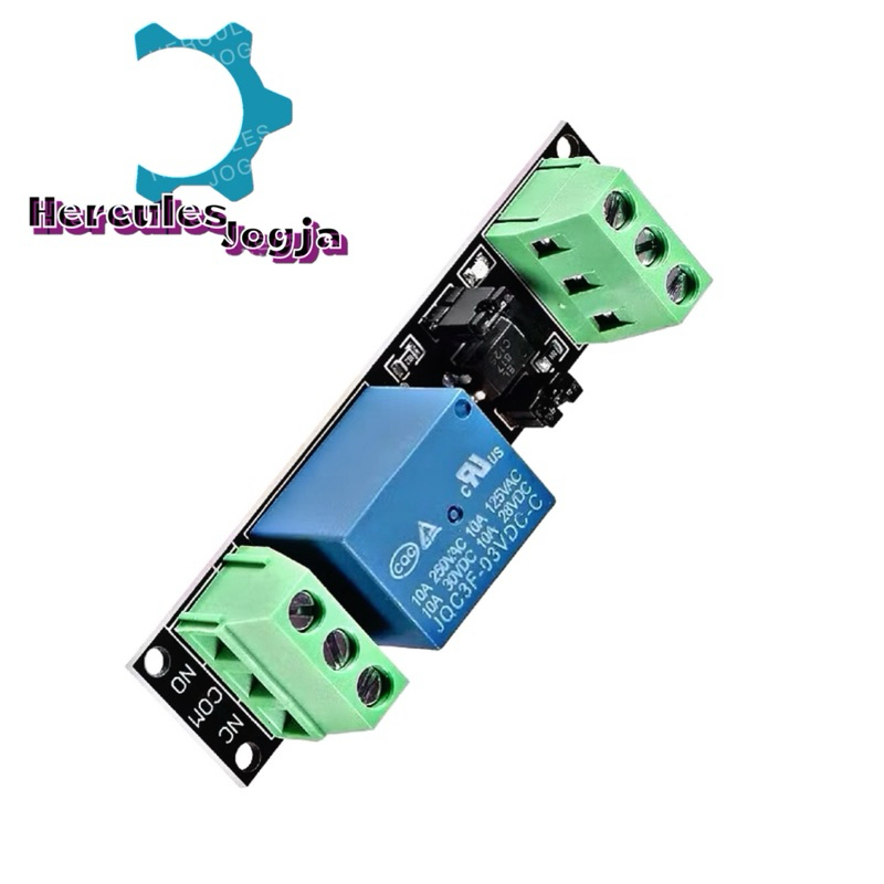 Jual Modul Relay 1 Channel DC 3V Optocoupler Active High | Shopee Indonesia