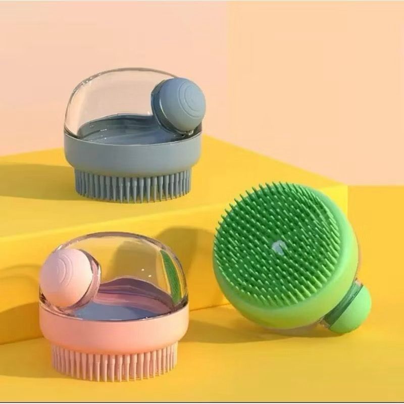 Jual Sisir Keramas Bulat Sisir Shampo Sikat Rambut Dan Badan Serbaguna ...