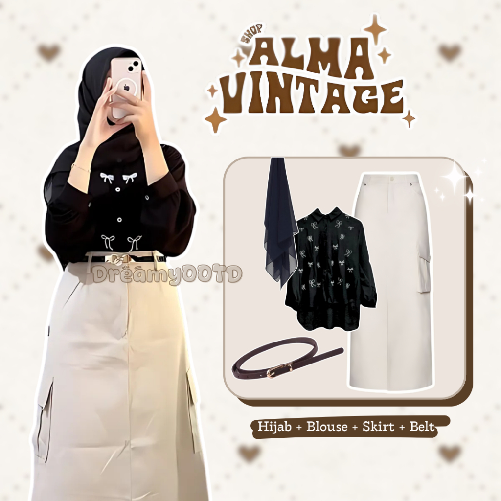 Jual DreamyOOTD - One Set Cewek Hijab Korean Style – Fashion Remaja ...