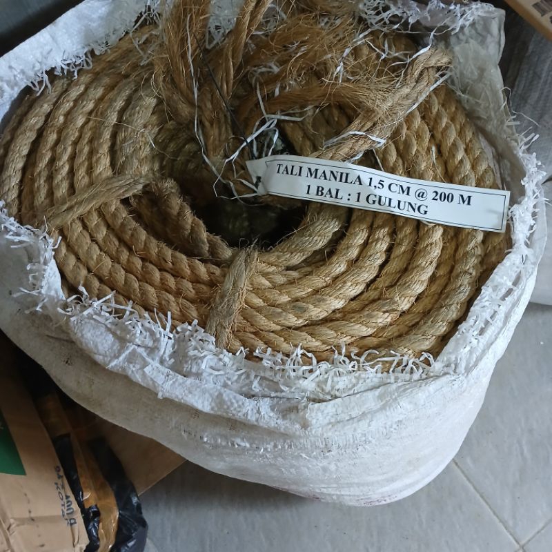 Jual Tali Tambang 15mm & 20mm Tali Rami Tali Goni Rope Tali Manila ...