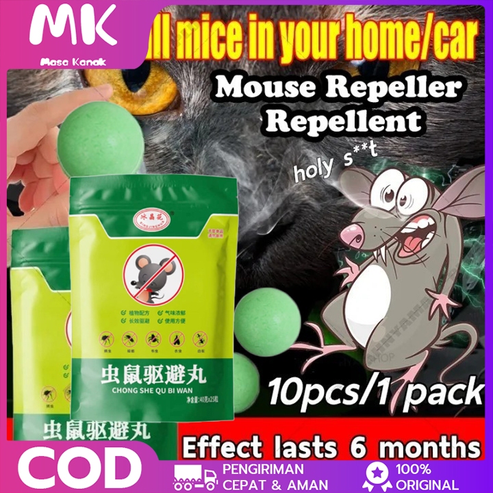 Jual 10PCS Mouse Repeller Repellent Cream Rodent Repellent Powerful ...