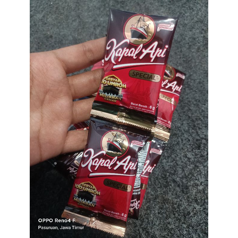 Jual Kopi Kapal Api mini 6 gr 1 renteng ( 10 Bks) | Shopee Indonesia