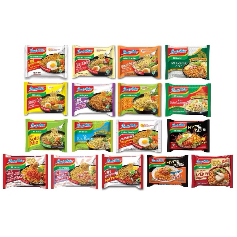 Jual Indomie Mie Instant All Variant Bundle 5pcs | Shopee Indonesia