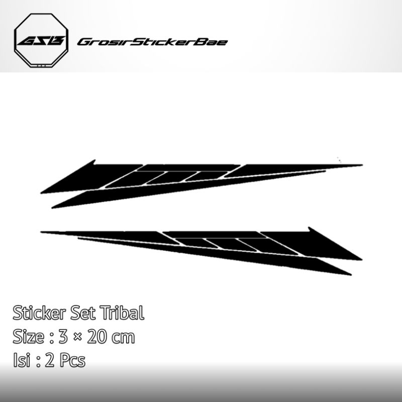 Jual Sticker Tribal Cutting Stiker Reflektor Motor Set | Shopee Indonesia