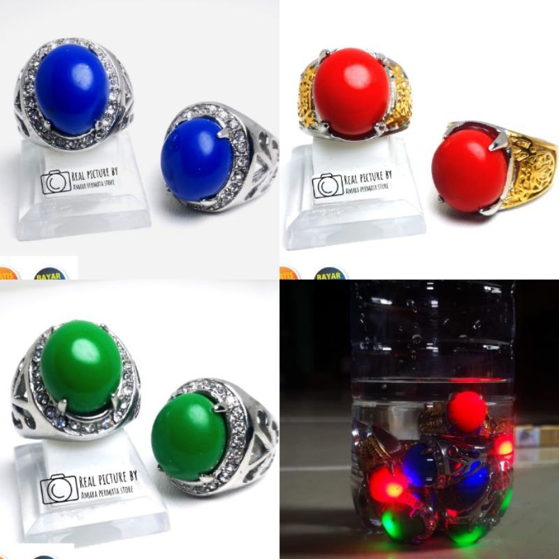 Jual Batu Viral Merah Delima Soekarno Menyala Dalam Air Termurah ...