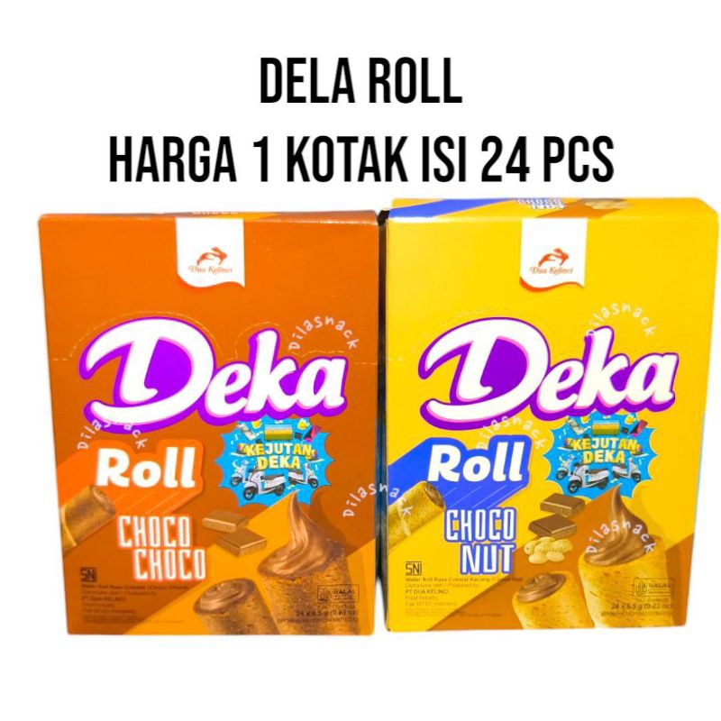 Jual DEKA WAFER ROLL CHOCOCHOCO 1BOX DK ASTOR ROL CHOCONUT ISI 24 ...