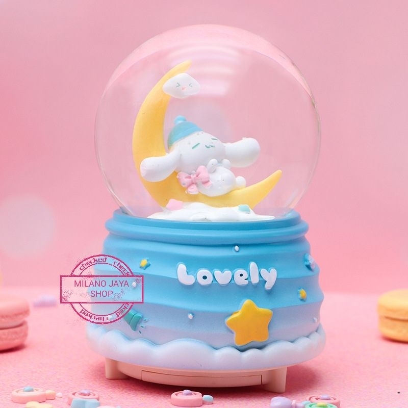 Jual Kotak Musik PREMIUM Bola Kristal Salju Snowball Lampu Music Box ...