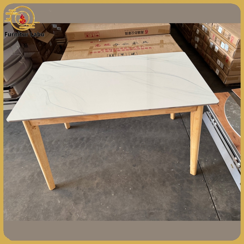 Jual Meja Makan Marmer / Dinner Table 4 Kursi dan 6 Kursi import ...