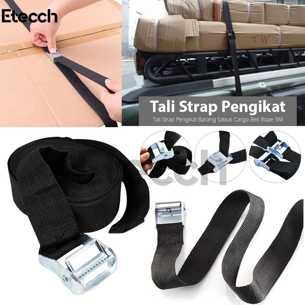 Jual Tali Strap Pengikat Barang Sabuk Cargo Belt Rope 5M | Shopee Indonesia