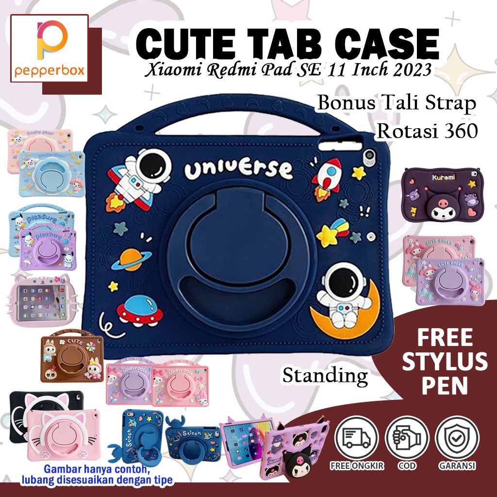 Jual Xiaomi Redmi Pad SE 11 Inch 2023 Soft Case Casing Anak Kartun ...