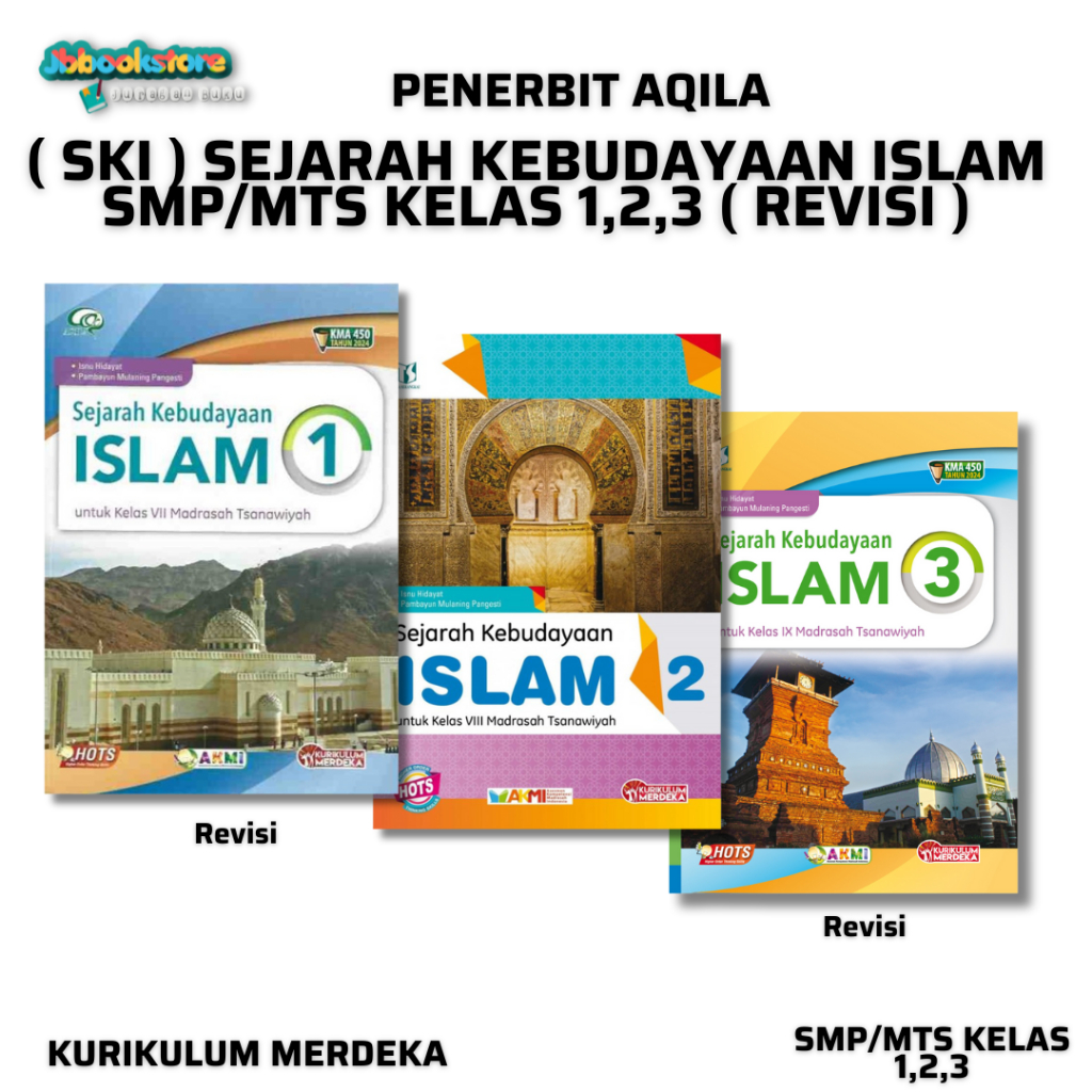 Jual [ REVISI ] Buku Sejarah Kebudayaan Islam SMP/MTS Kelas 7 8 9 / SKI SMP/MTS / SKI Kelas 7 8 ...
