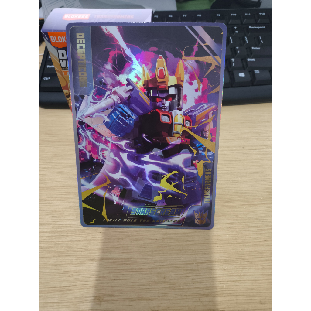 Jual Buluke / Blokees Transformers Defender Vol 2 Card Starscream ...
