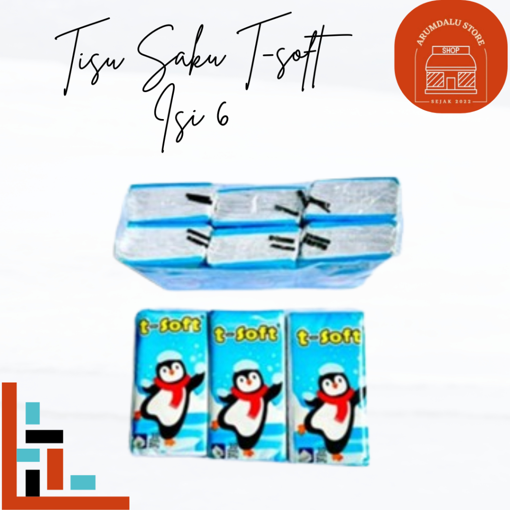 Jual TISU SAKU POCKET T-SOFT ISI 6PCS | Shopee Indonesia