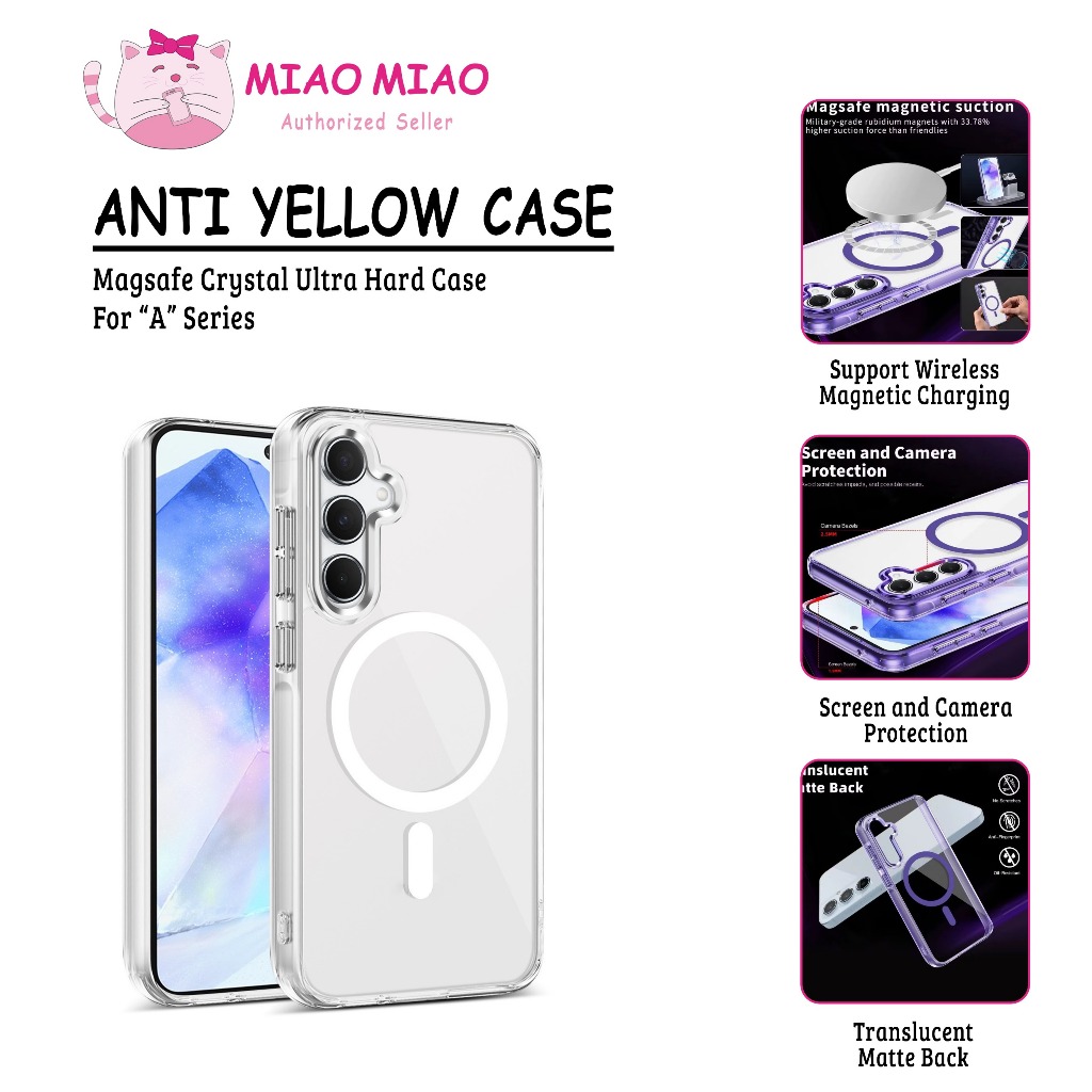Jual Case Magsafe For Samsung Galaxy A55 A35 A15 A16 4G/5G Hardcase ...