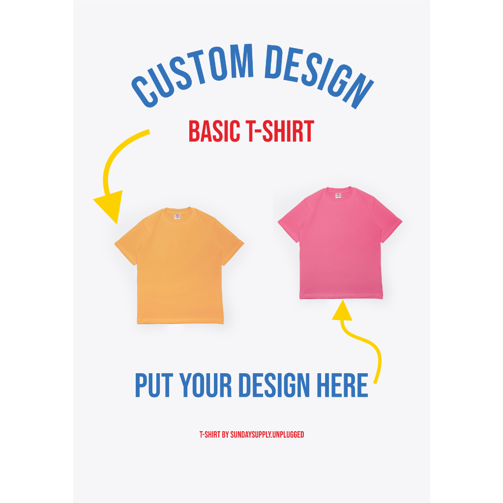 Jual KHUSUS CUSTOM ORDER REGULAR TEE , GAMBAR BISA DIPILIH DI TOKO ATAU ...