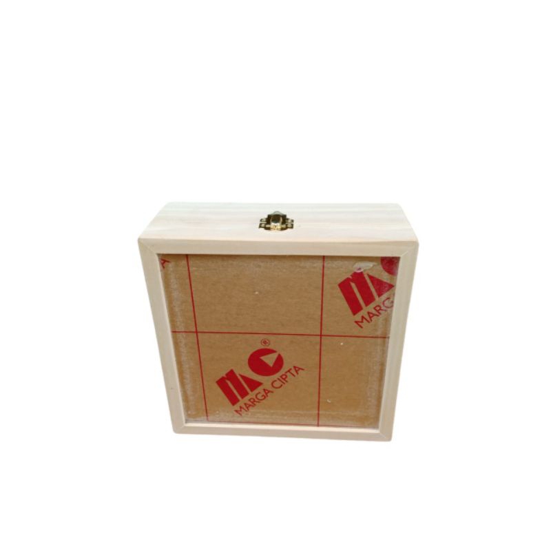 Jual BOX 17,5×17,5×6,5 KOTAK KAYU TUTUP AKRILIK | Shopee Indonesia