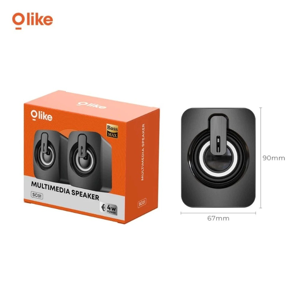 Jual OLIKE SC01 Multimedia Wired Speaker 4W Subwoofer Stereo Sound ...