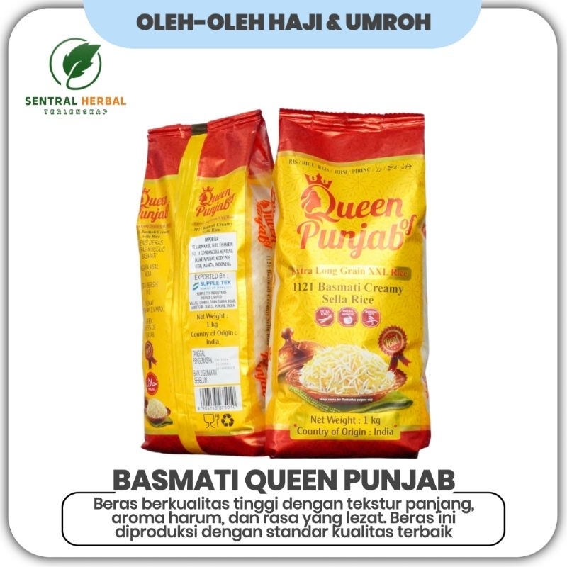 Jual Beras Basmati Queen Punjab Extra Long Grain XXL Rice 1121 ...