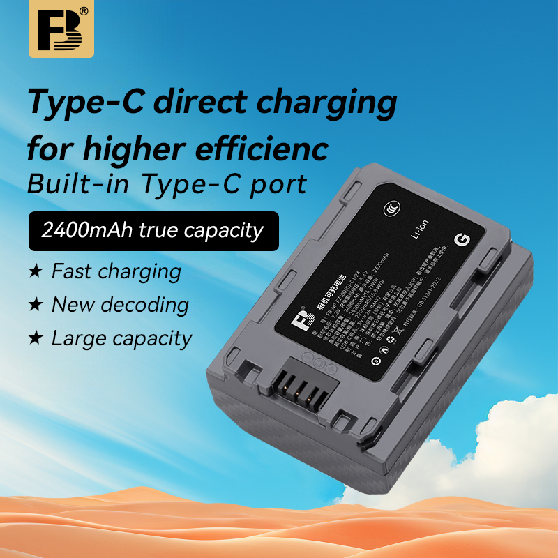 Jual FB Battery for Sony NP-FZ100 with Type-C USB Charging Port untuk ...