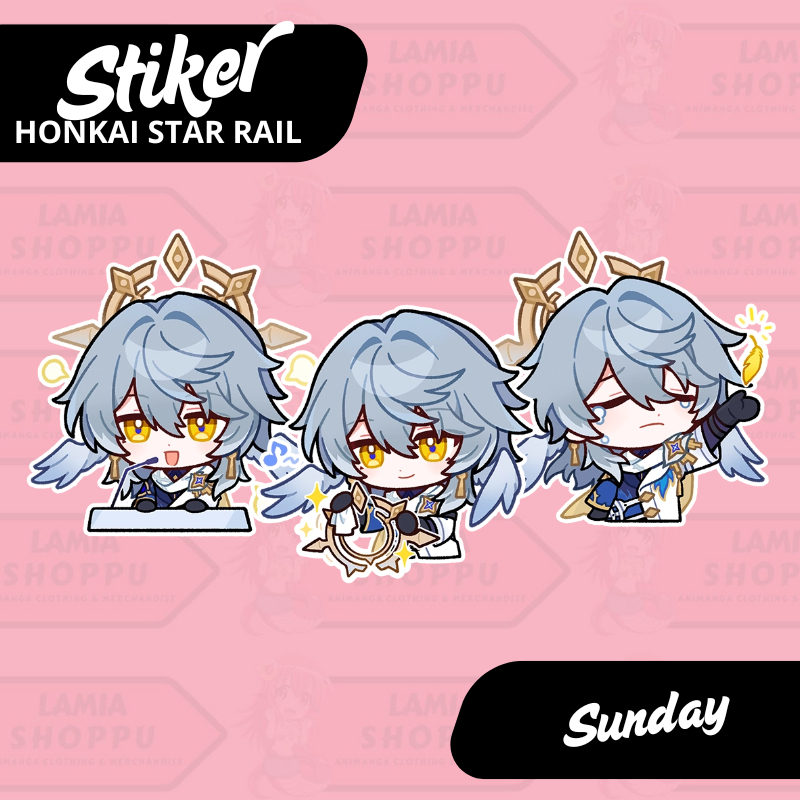 Jual Stiker Honkai Star Rail Sunday | Sticker Sunday HSR | Merch Anime ...