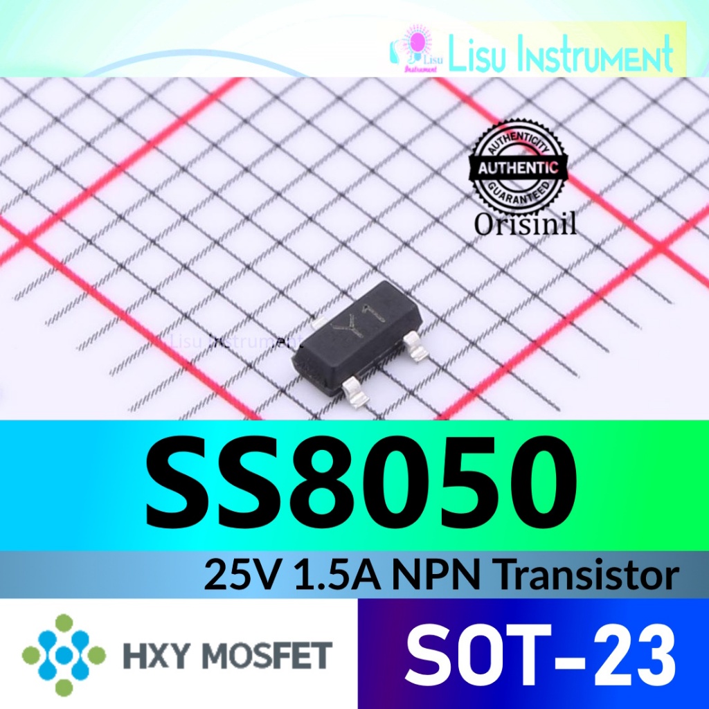 Jual SS8050 25V 1.5A NPN Transistor Y1 SOT-23 HXY MOSFET Original ...
