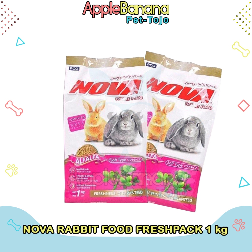 Jual Makanan Kelinci NOVA ALFALFA 1 kg - Nova Rabbit Food Alfalfa ...