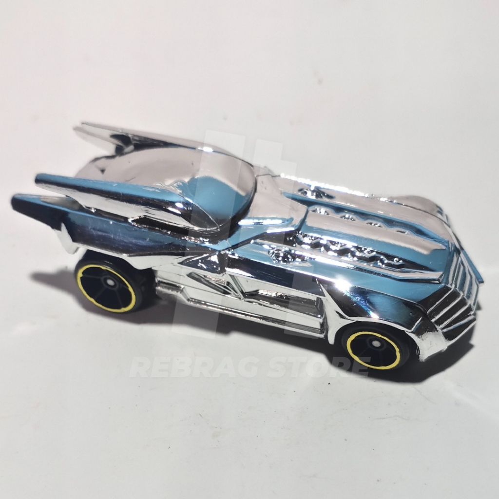 Jual HOT WHEELS - BATMOBILE DC BATMAN SERIES CHROME SILVER BATMAN 3/5 ...