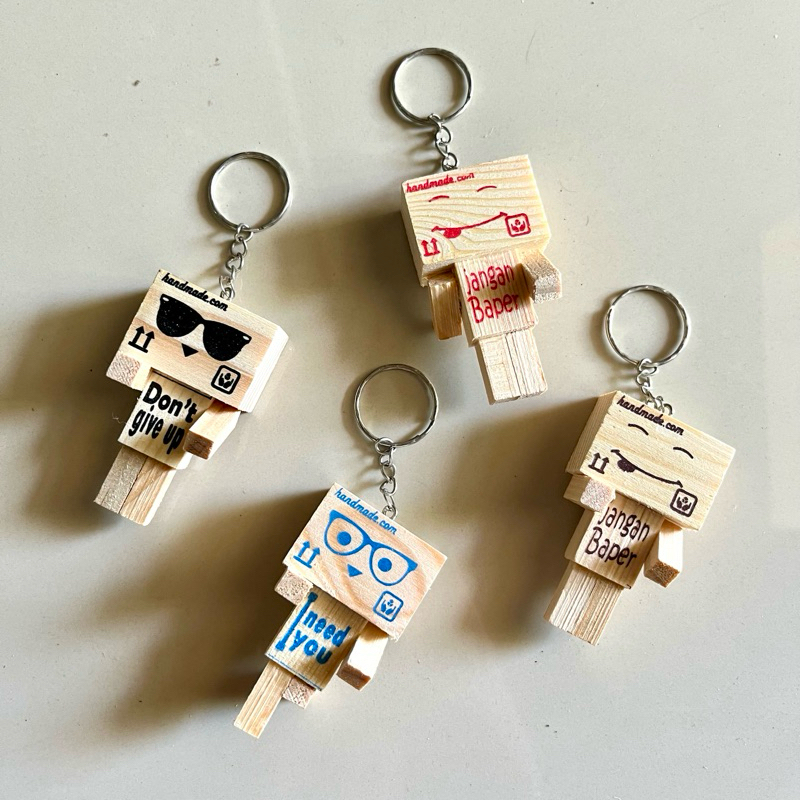 Jual Gantungan Kunci Danbo Kayu Souvenir Oleh Oleh Khas Jogja Indonesia ...