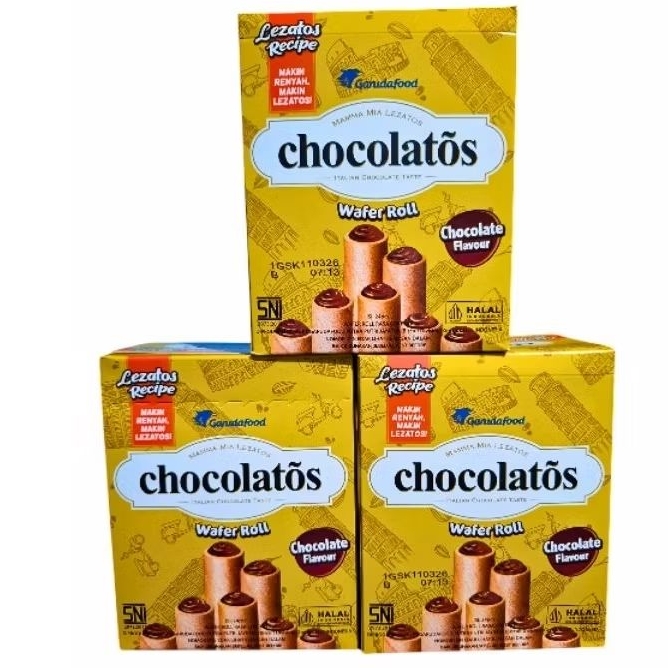 Jual Gery Chocolatos 500 wafer roll stick (1 pack isi 24 pcs) | Shopee ...