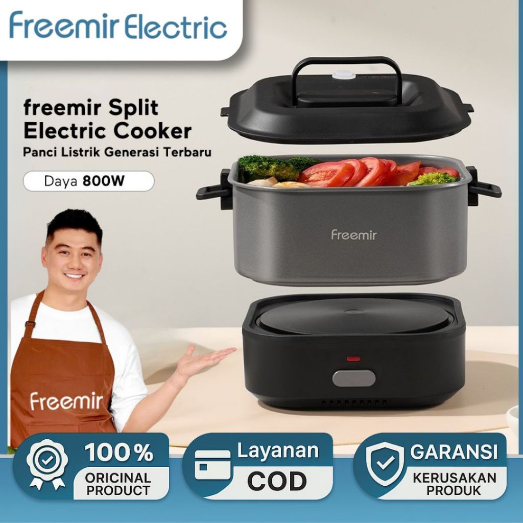 Jual [DEALS] freemir Panci Kompor Listrik Portable Cooker Low Watt ...